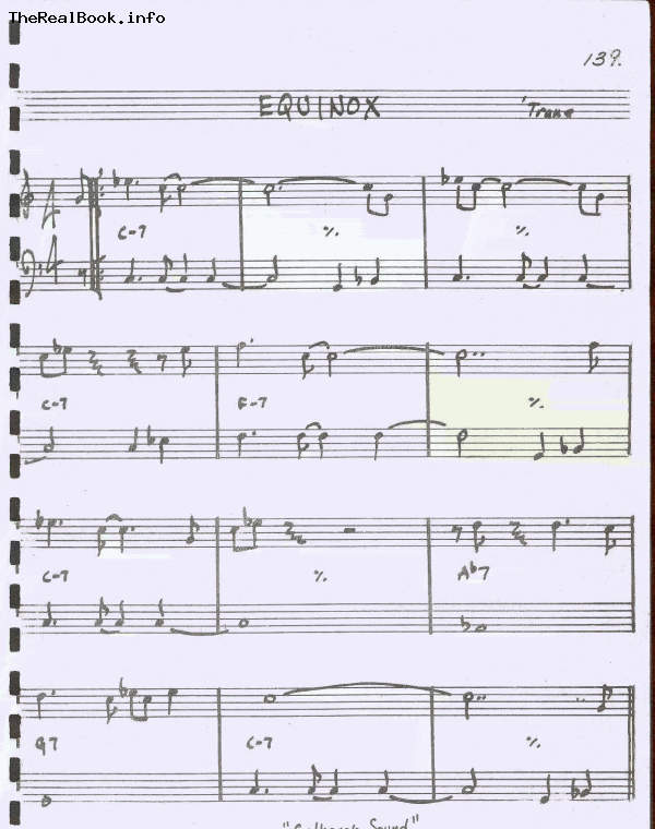 John Coltrane Equinox Equinox